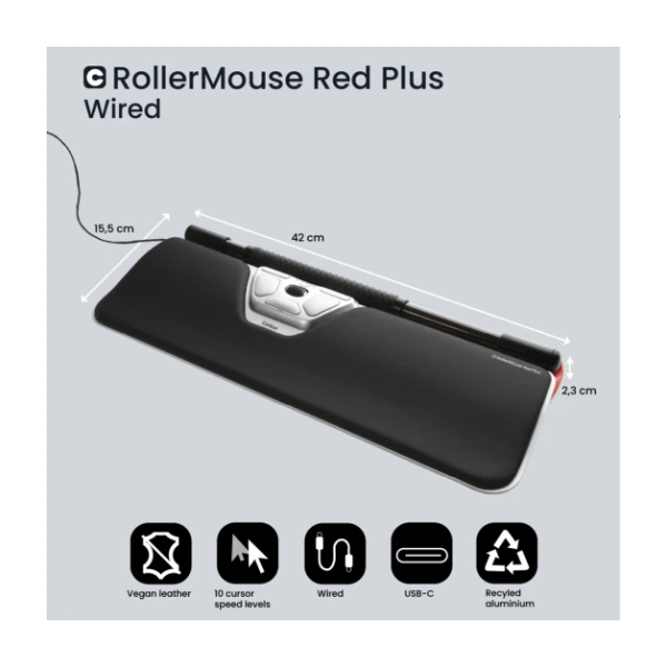 Contour RollerMouse Red Plus (langallinen) - Power.fi