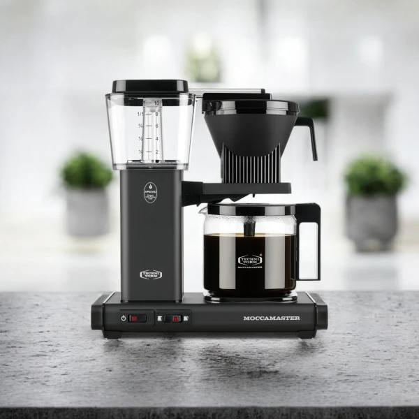 Moccamaster Optio kaffemaskine, Matte Black - POWER.dk