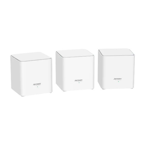 Jensen Omni Wi-Fi 6 Lite mesh-system (3 stk) - POWER.dk