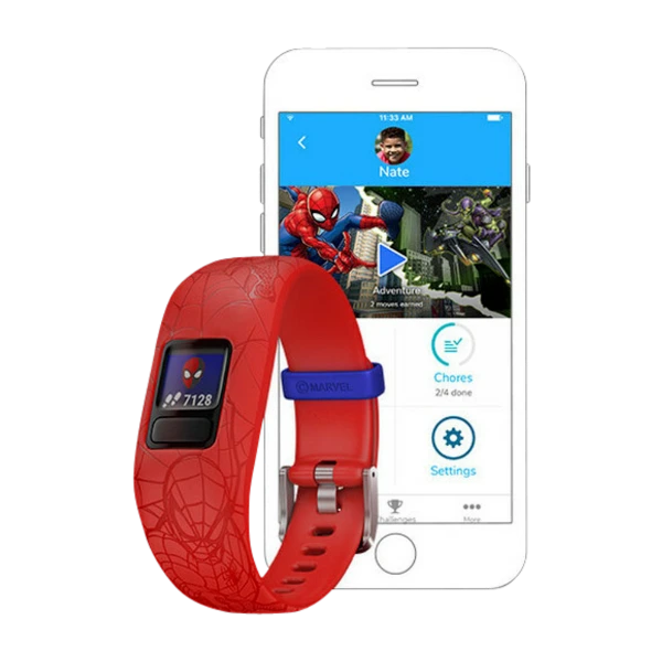 Garmin Vivofit Jr.2 aktiivisuusranneke Spider-Man, red - Power.fi