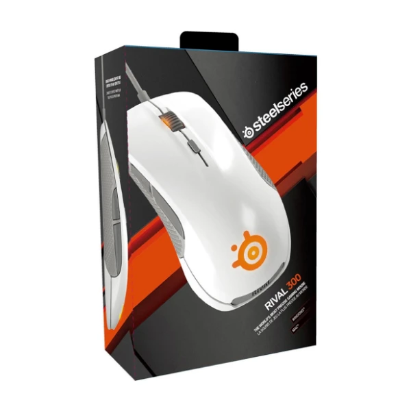STEELSERIES RIVAL 300 MOUSE WHITE - POWER.dk
