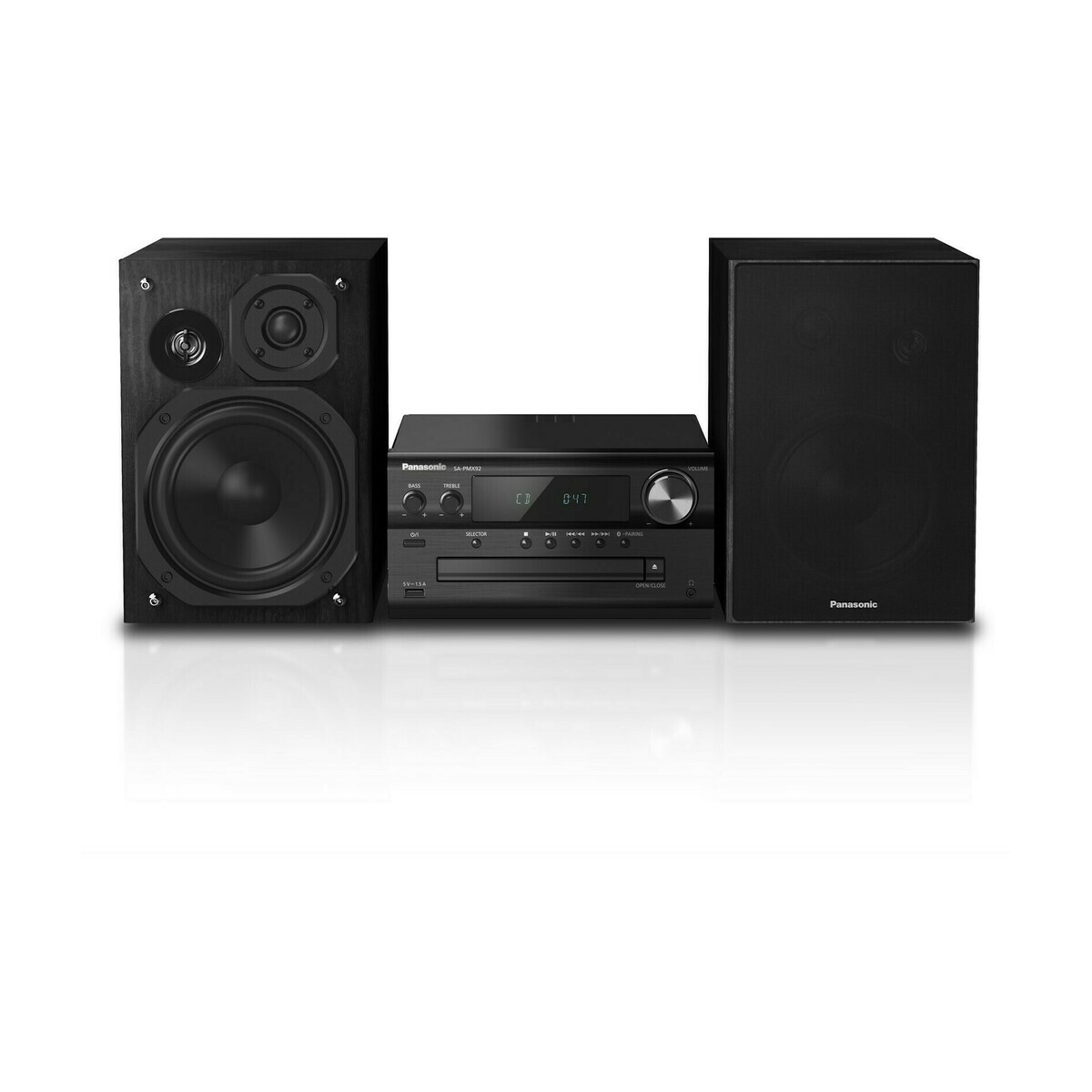 PANASONIC SC-PMX92 DAB+ MIKROSYSTEM SORT - Power.dk