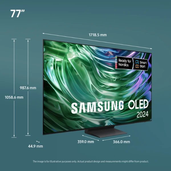 Samsung 77" 4K OLED TV TQ77S90DAEXXC - Power.no
