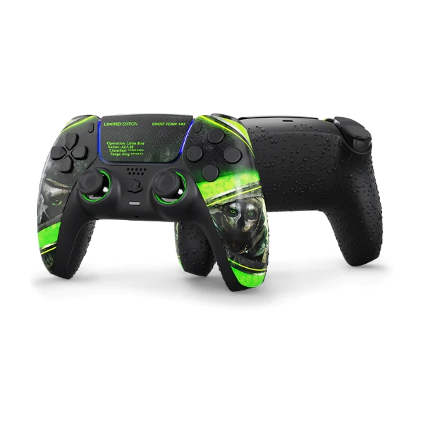 King controller PS5 Team 141 controller, sort/grøn - Power.dk