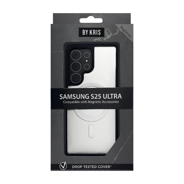 By Kris Samsung Galaxy S25 Ultra Drop deksel MagSafe, svart - Power.no