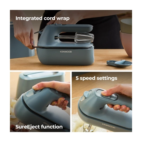 Kenwood Quickmix Go HMP40.000GY elvisp, Storm Blue - Power.se