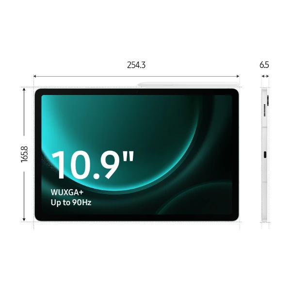 Samsung Galaxy Tab S9 FE WiFi 128 GB, gray - POWER.dk