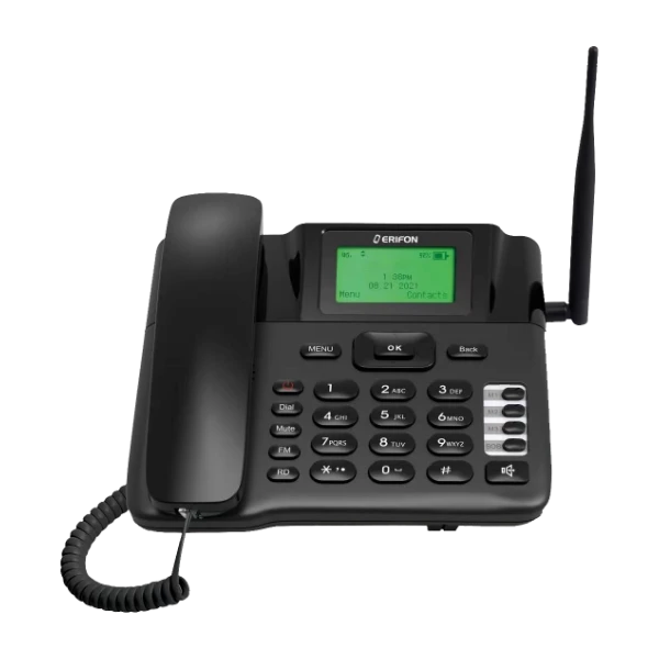 Erifon 4G Basic pöytäpuhelin Gsm, musta - Power.fi