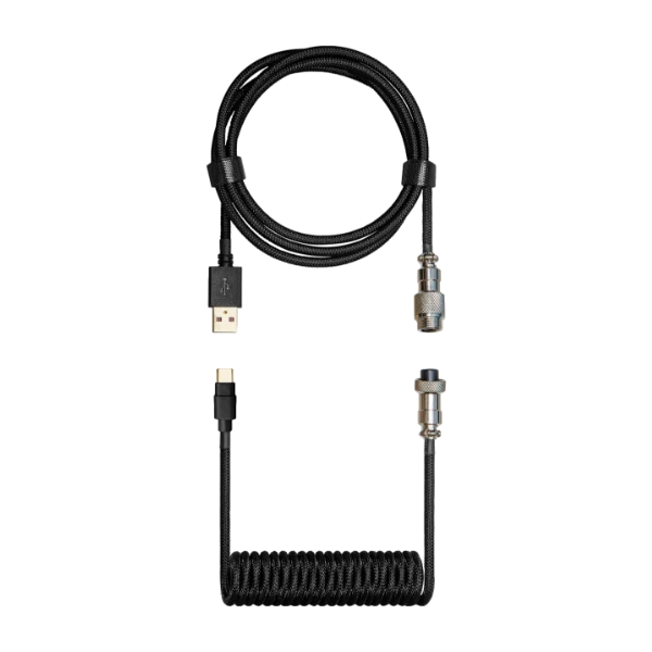 COOLER MASTER USB KIERREKAAPELI NÄPPÄIMISTÖLLE, MUSTA - Power.fi