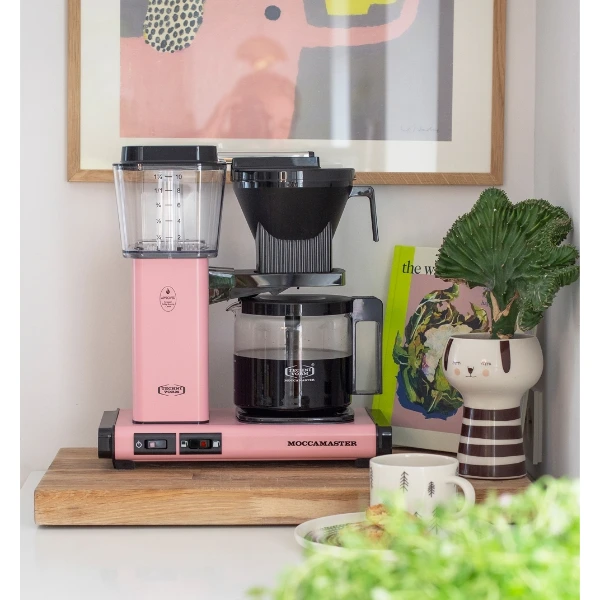 Moccamaster Optio kahvinkeitin, Pink - Power.fi