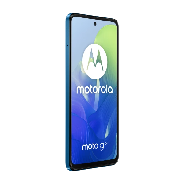 Motorola moto g04 64 GB smarttelefon, Satin Blue - Power.no