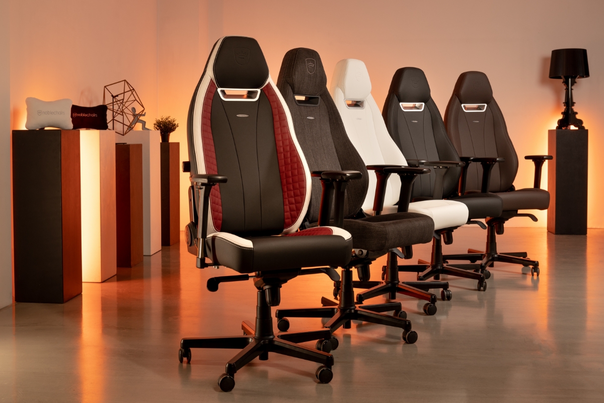 Noblechairs Legend gaming stol, hvid - POWER.dk