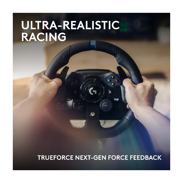 Logitech G923 rattiohjain ja polkimet Xbox - Power.fi