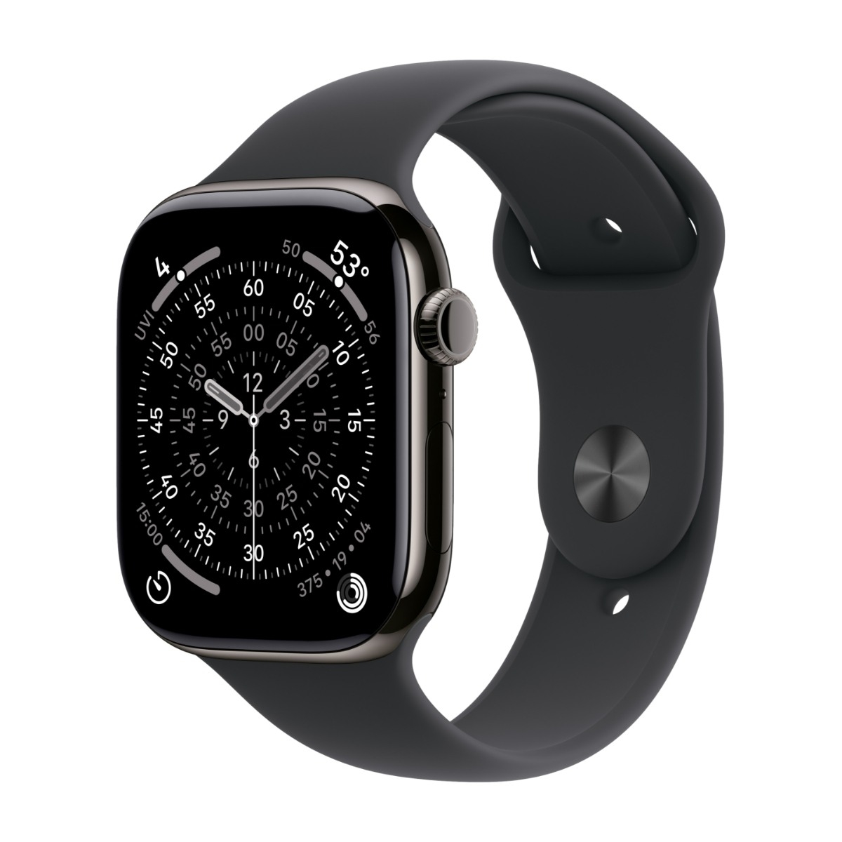 Apple Watch Series 11 GPS + Cell 46 mm liuskekivi titan, musta ...