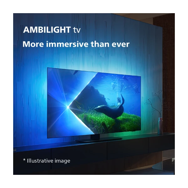 Philips 65" 4K OLED Ambilight Google TV 65OLED808 - Power.fi