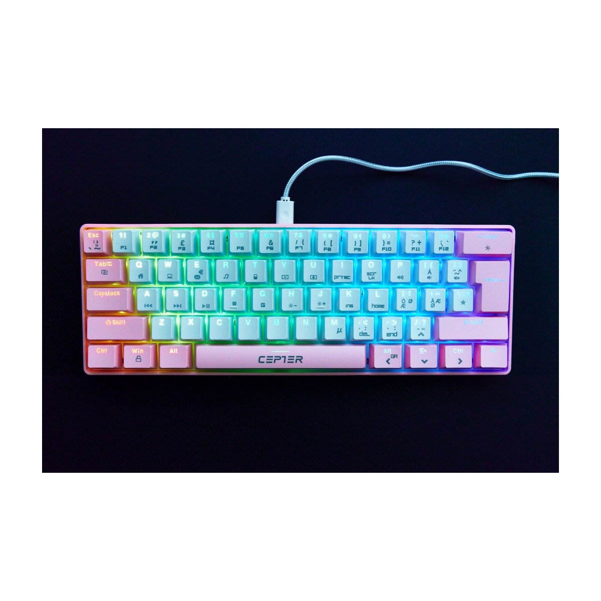 CEPTER ATHENA PINK MINI GAMING KEYBOARD - CEPTER