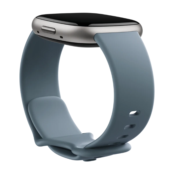 Fitbit Versa 4 älykello Waterfall, blue / platinum - Power.fi