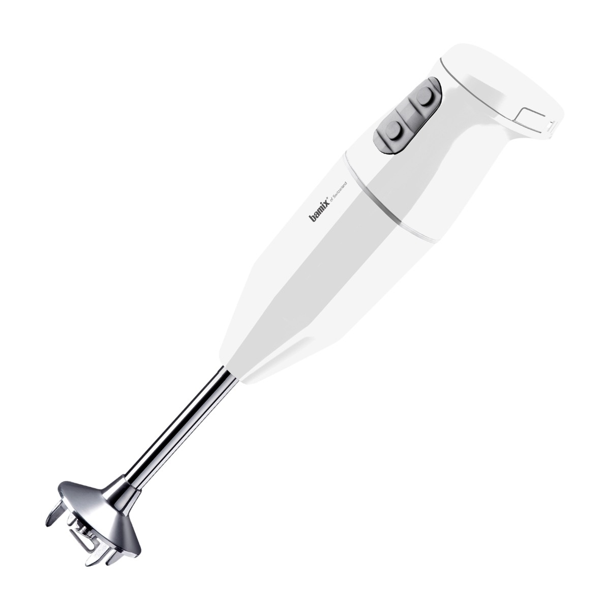 Bamix Cordless Plus ledningsfri stavblender, hvid - Punkt1.dk