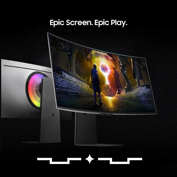 Samsung Odyssey OLED G8 G85SD 34" UWQHD gamingskjerm - Power.no