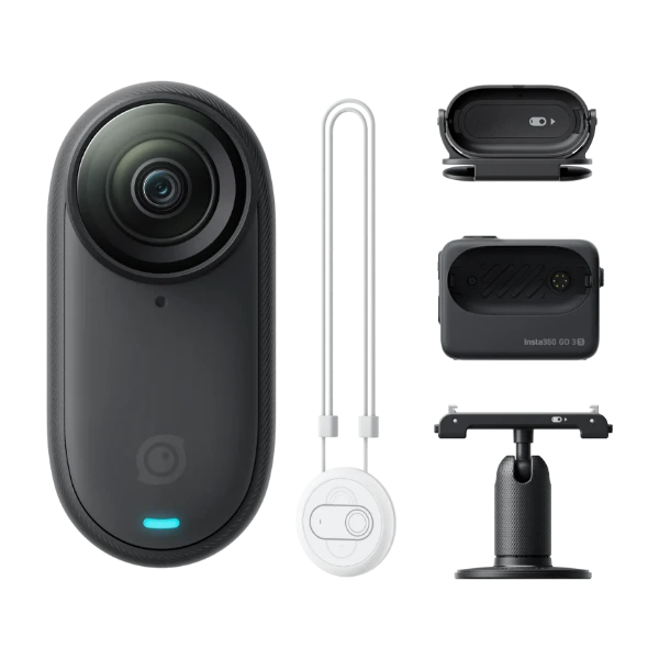 Insta360 GO 3S actionkamera 128 GB, Midnight Black - Power.no