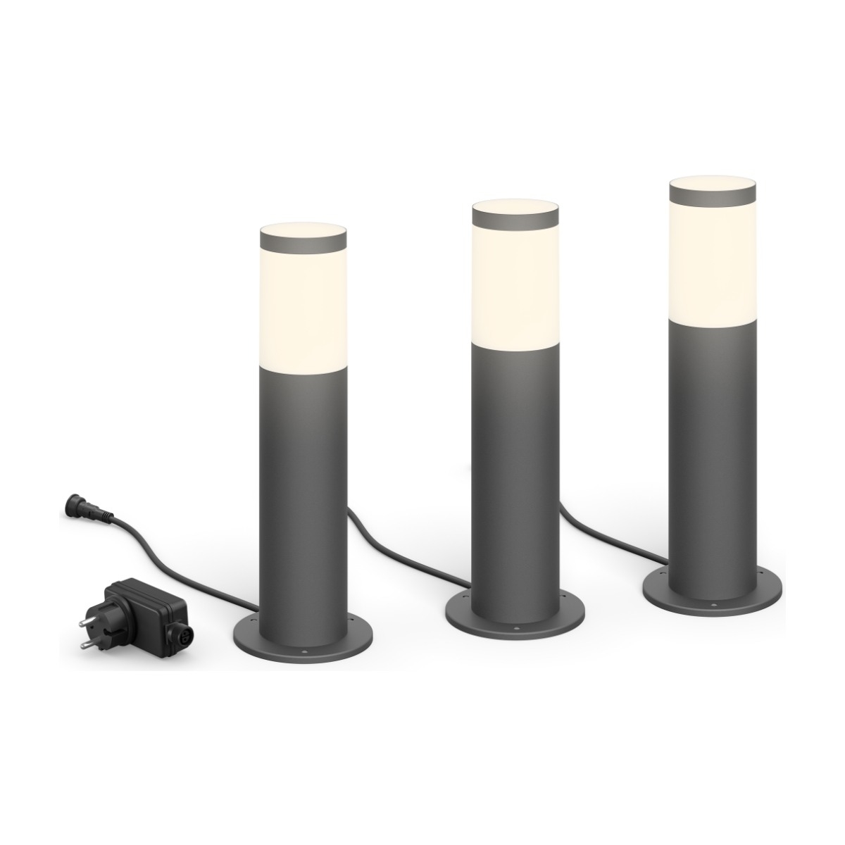 Philips Gardenlink 12V Utrecht LED sokkel-Lys Startpakke, 3 stk - Power.no