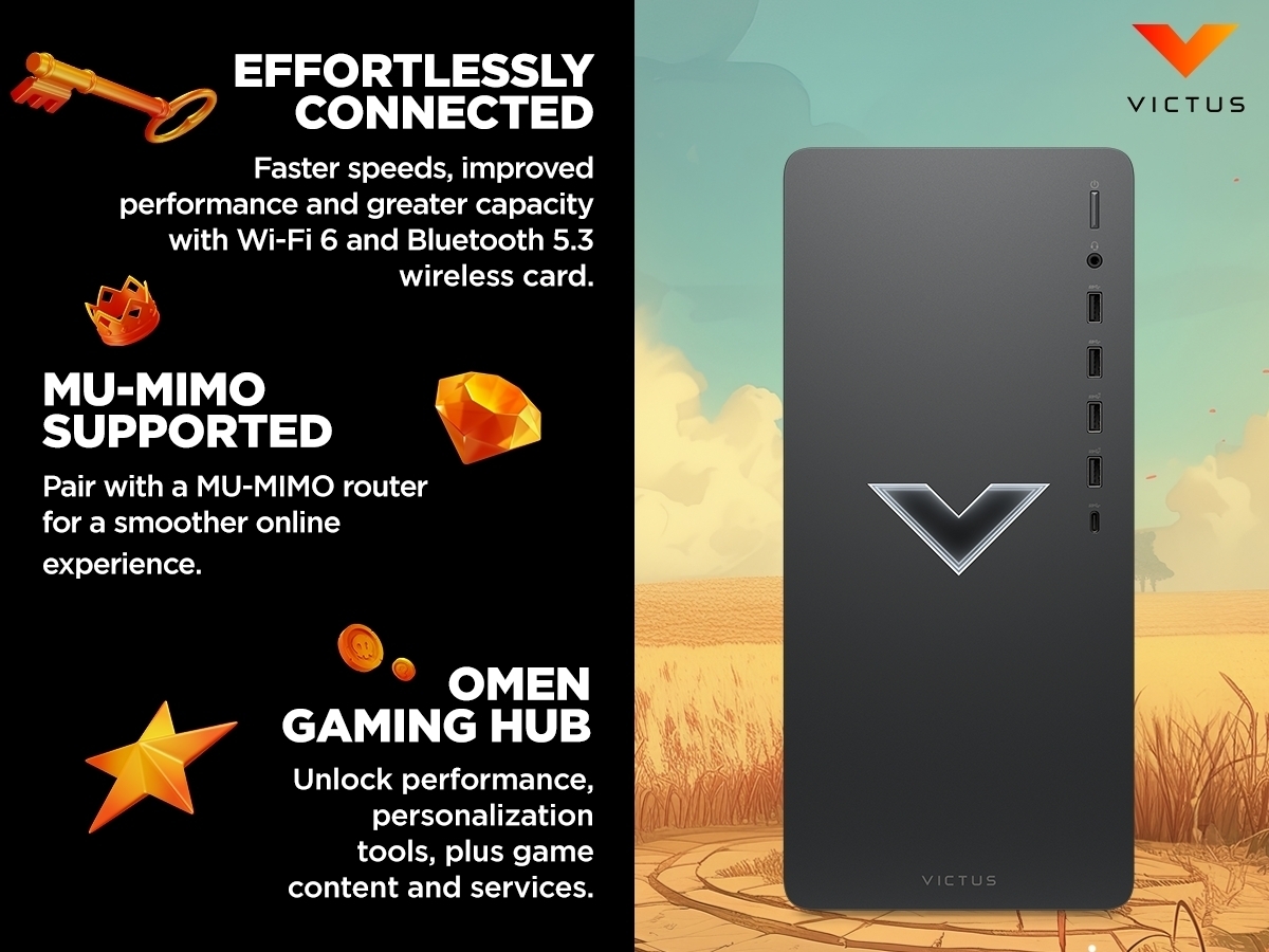 HP Victus 15L TG02-0032no -pöytäkone - Power.fi