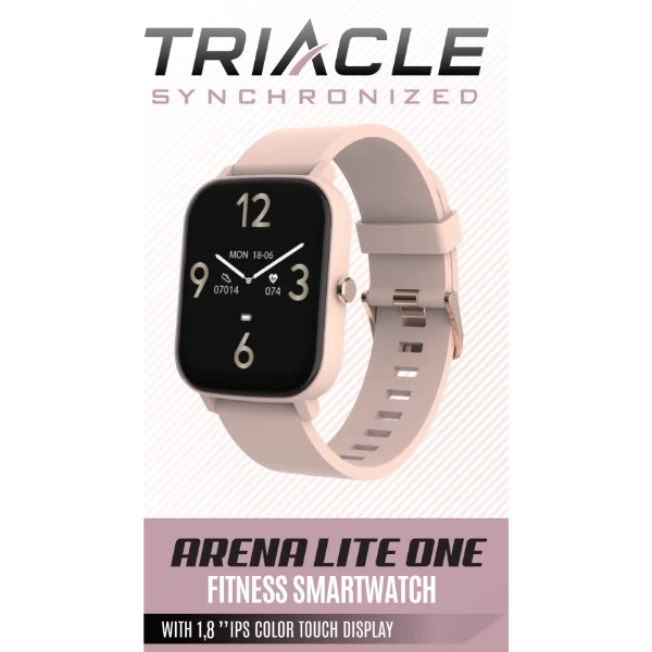 Triacle Arena Lite One smartwatch, pink/pink - POWER.dk