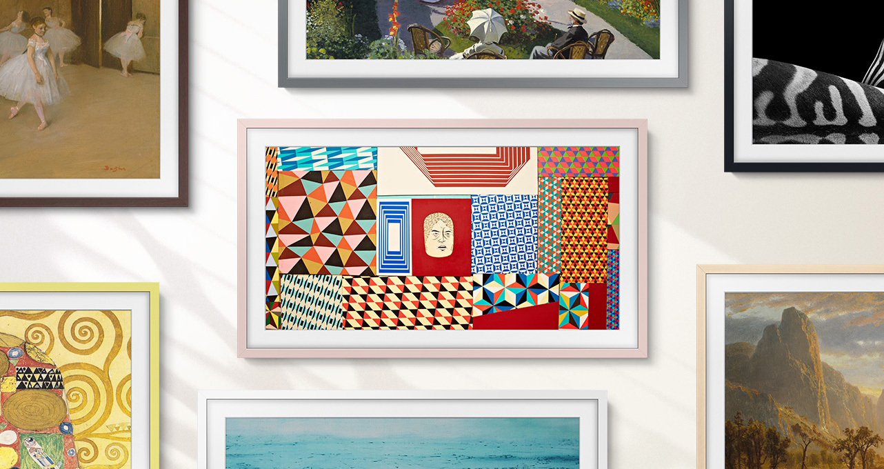 Samsung The Frame 32" ram, brun (2020-2022) - Power.se