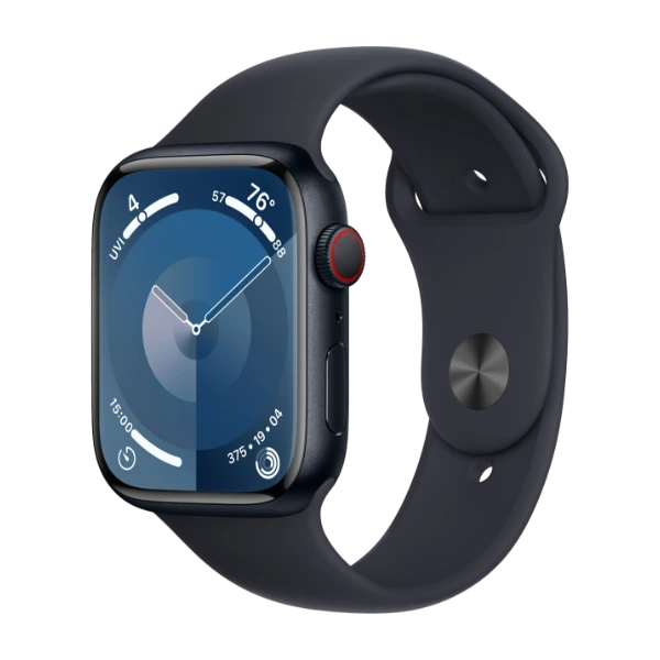 Apple Watch Series 9 GPS + Cellular 45 mm, Keskiyö alumiinikuori ...