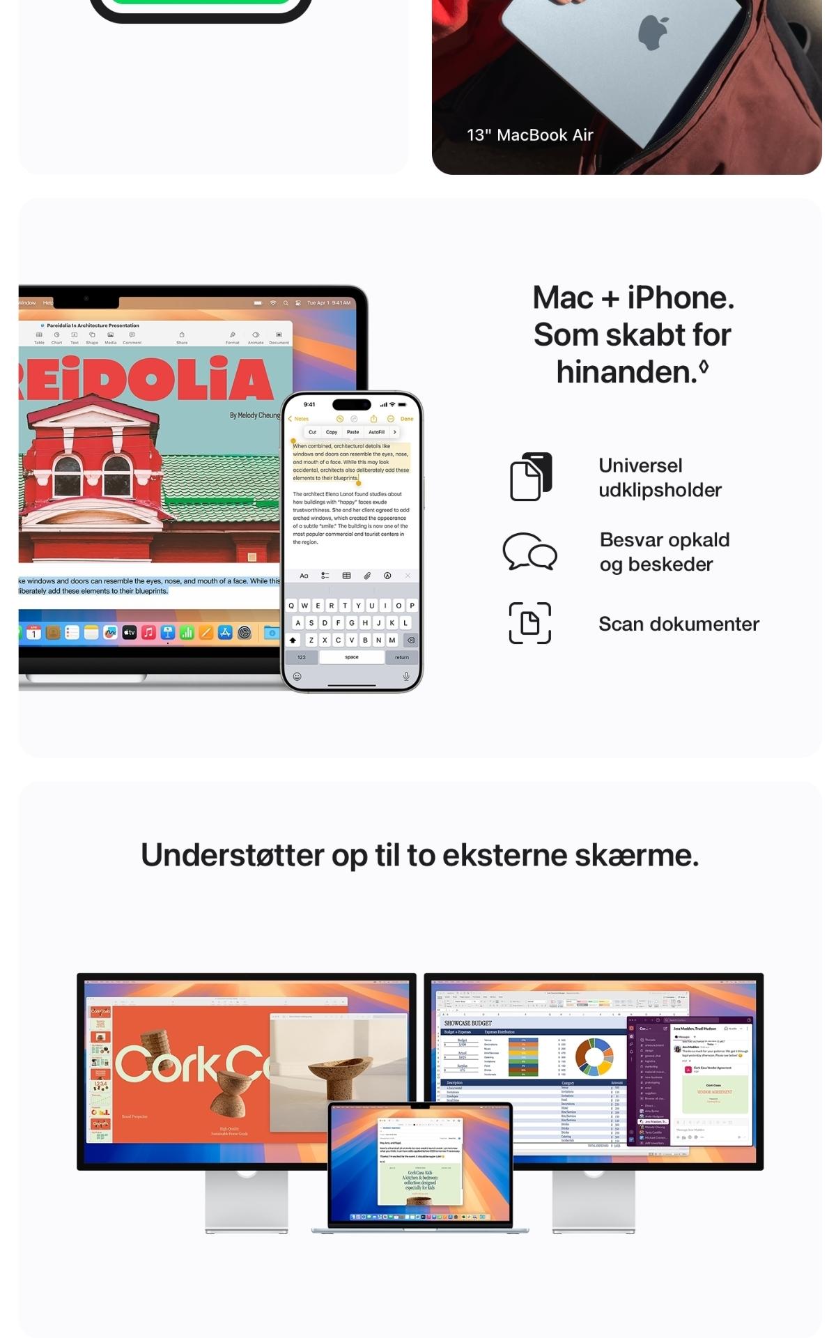 Apple MacBook Air 13" (2025, M4) 24/512 GB, midnat - POWER.dk