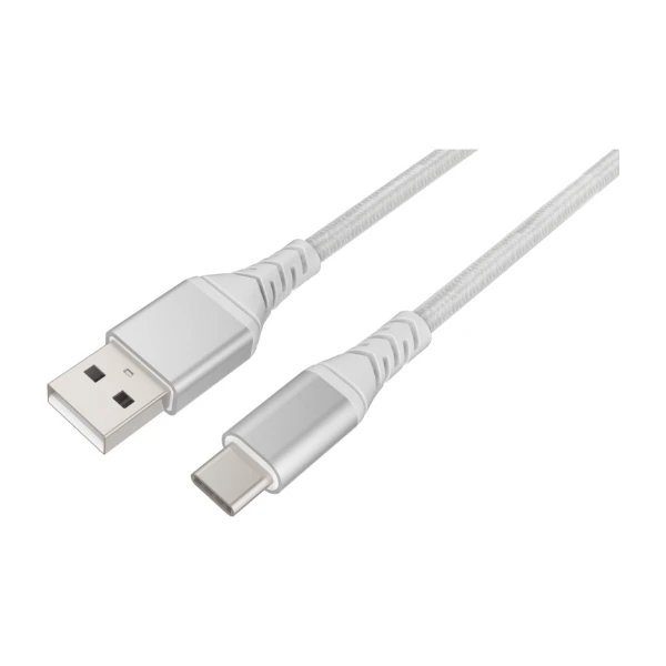 Dacota Platinum USB-USBC-kabel 2M, hvid - Power.dk