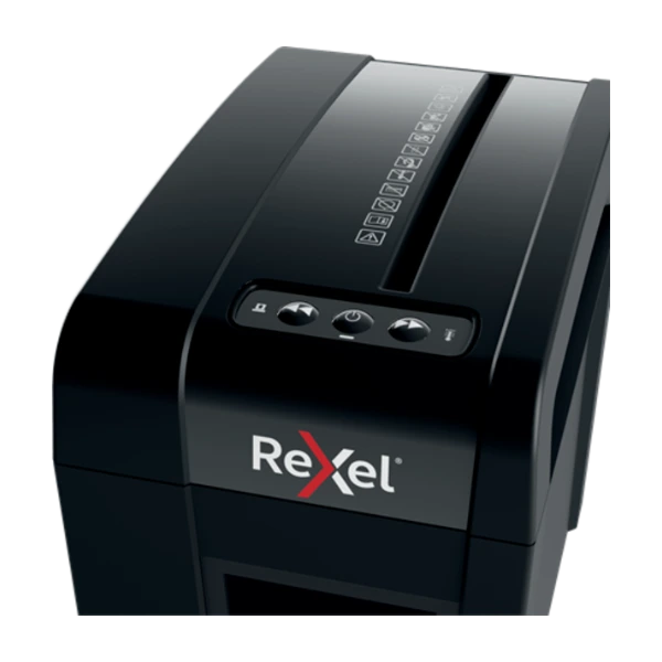 Rexel Secure X6-Sl Paperisilppuri, musta - Power.fi