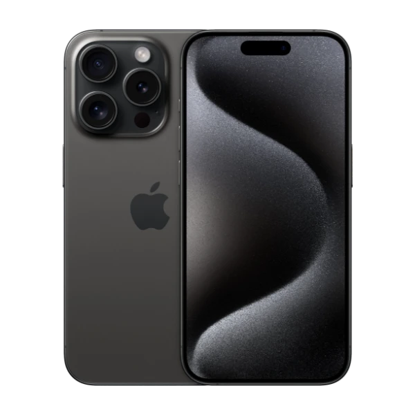 Apple iPhone 15 Pro 128 GB, sort titanium - Power.dk