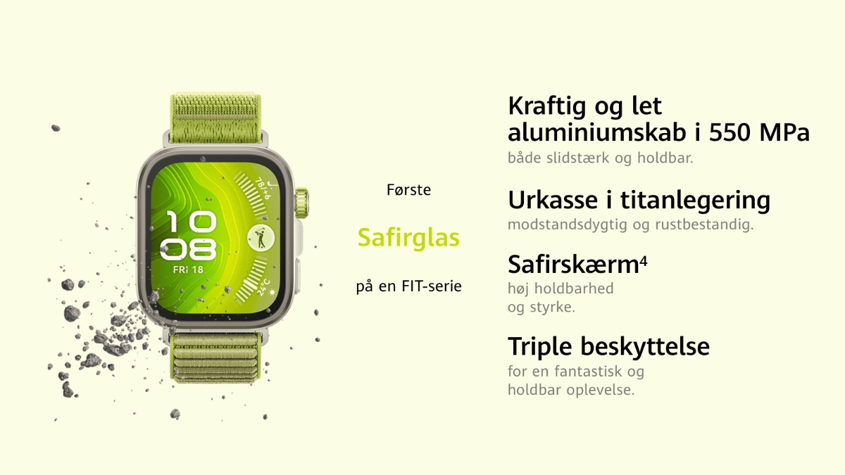 HUAWEI WATCH FIT 4 Pro smartWATCH, titanium/sort - POWER.dk