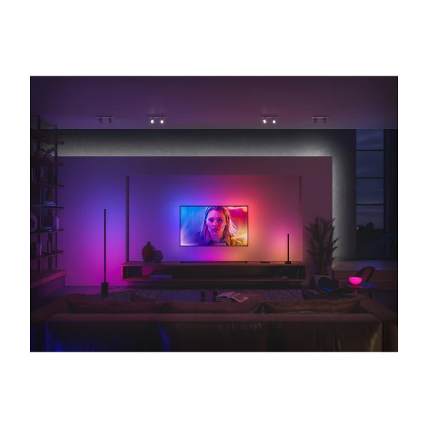 Philips Hue Signe Gradient gulvlys, sort - POWER.dk