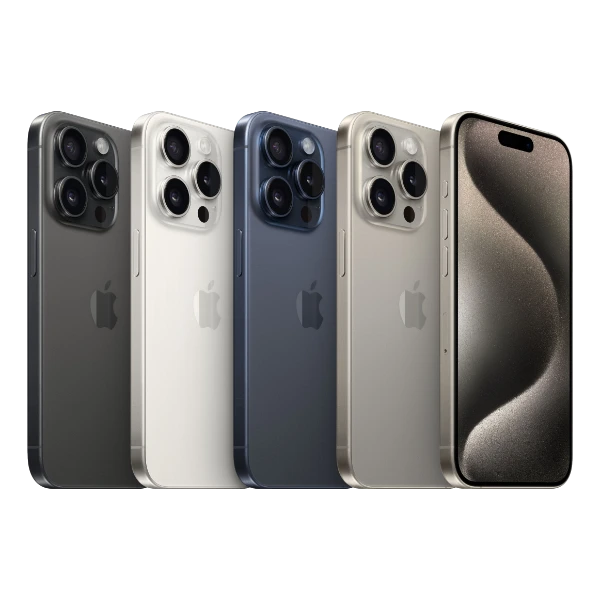 Apple iPhone 15 Pro 128 GB, svart titan - Power.no