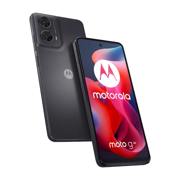 Motorola moto g24 128 GB smartphone, Steel Gray - POWER.dk