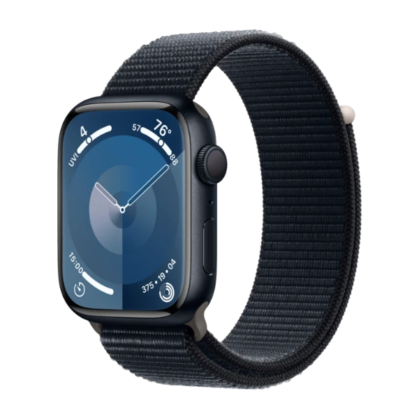 Apple Watch Series 9 GPS 45 mm Midnatt aluminiumboett, Midnatt ...