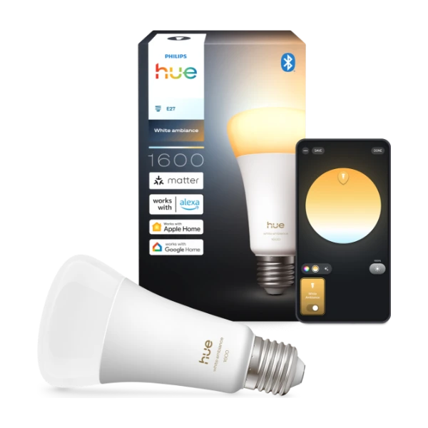 Philips Hue WA smart pære 11,8W A67 E27 - Power.no