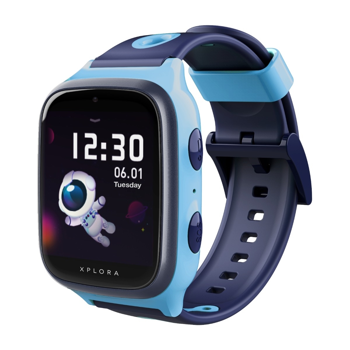 XPLORA 4 TELEFON/SMARTKLOKKE FOR BARN BLÅ - Power.no