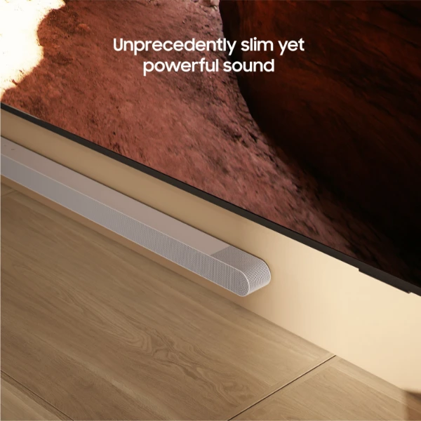 Samsung HW-S811D/XE Dolby Atmos soundbar, vit - Power.se