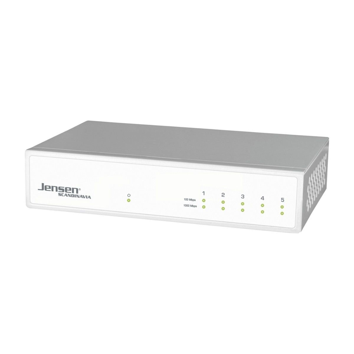 Jensen Netlink 1005 5-Port Gigabit Ethernet switch - Power.se