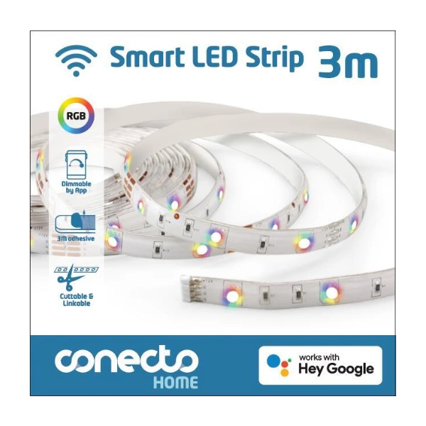 Conecto LED lys Stripe 3M RGB - Power.no