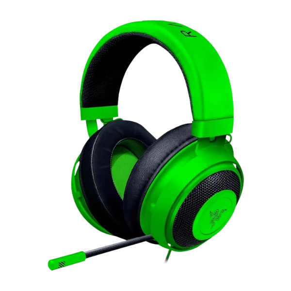 Razer Kraken, green gamingheadset - Power.dk