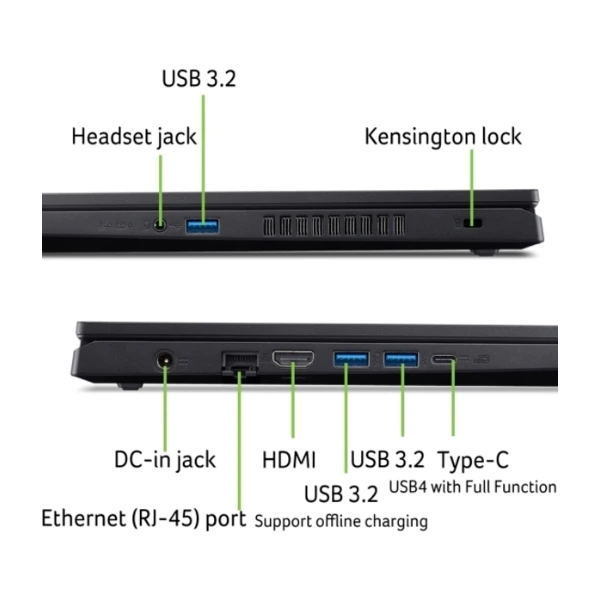 Acer Nitro V 15 ANV15-41-R4LZ 15,6" bærbar PC - Punkt1.dk