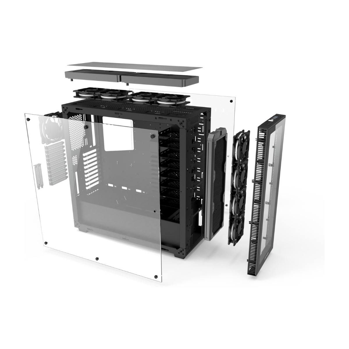 Cepter Carapace Super Tower T.G RGB case - CEPTER