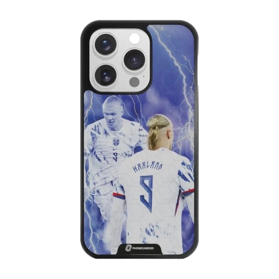 Phonecases3D iPhone 15 Pro Norges Fotballforbund 3D mobildeksel, svart ...