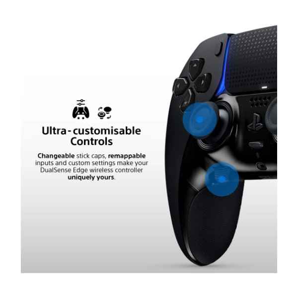 Trådløs DualSense Edge-controller – Midnight Black - POWER.dk