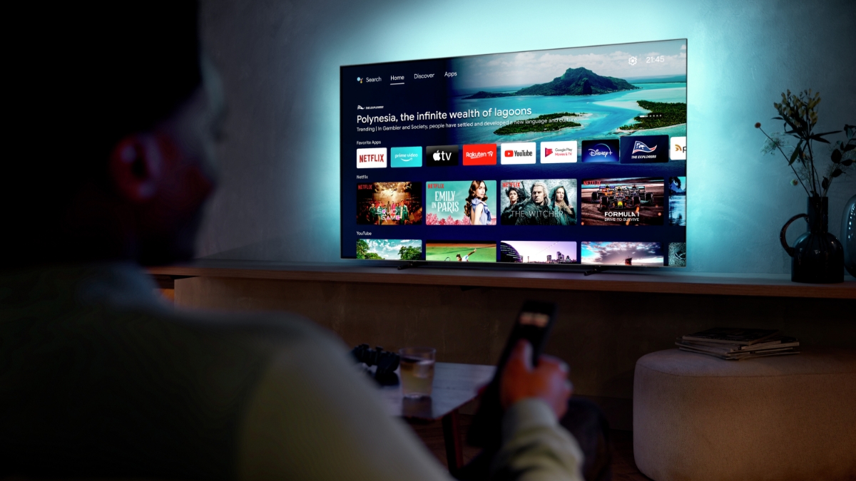 Philips 65" 4K UHD OLED Android TV 65OLED707 - POWER.dk