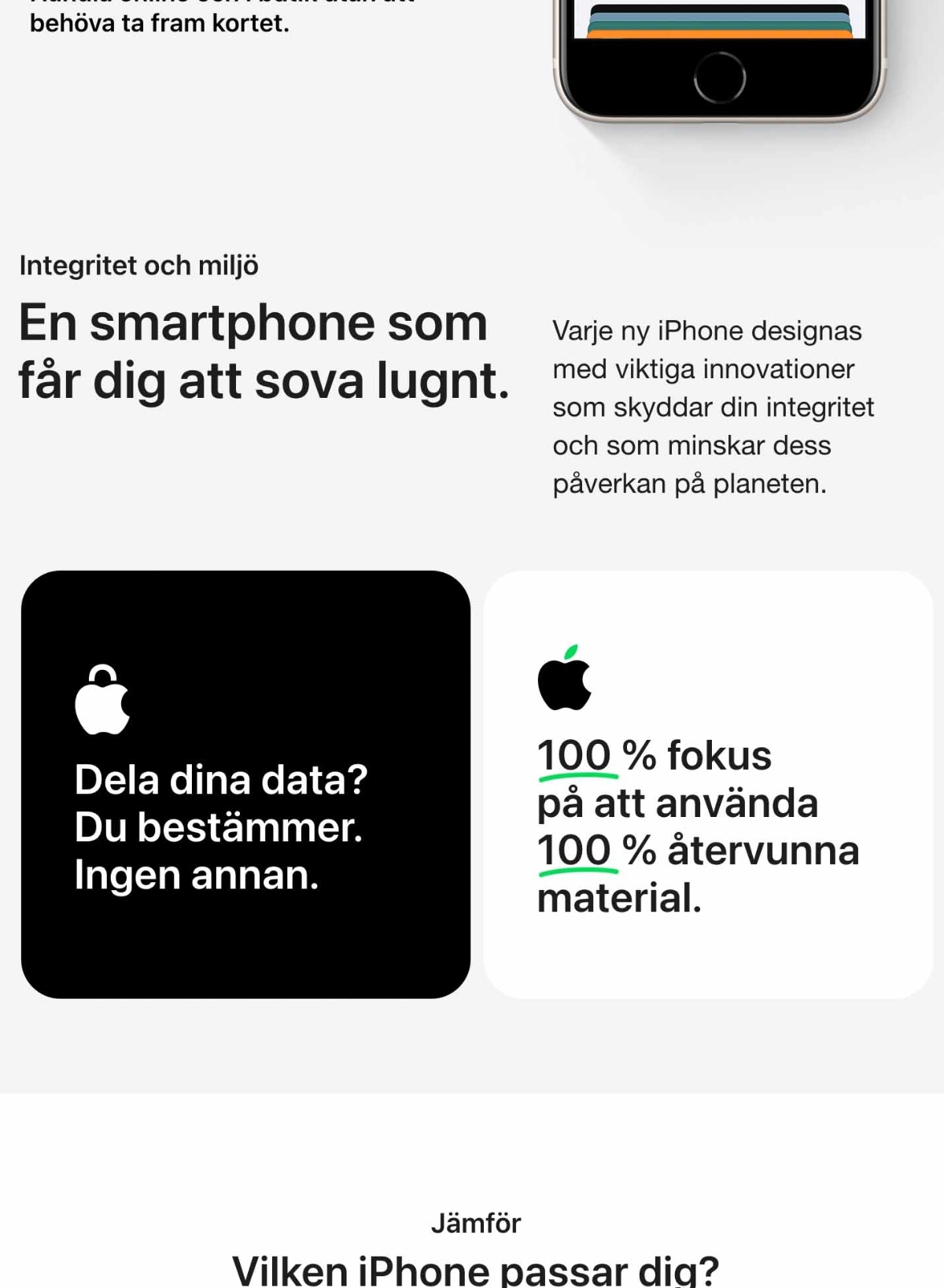 Apple Iphone Se 2022 64 Gb Stjärnglans